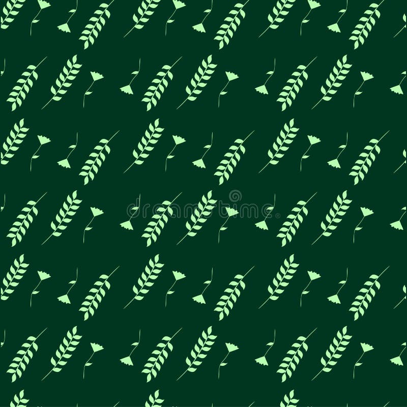 Background with Leaves of Trees. Leaf Pattern. Stock Vector ...