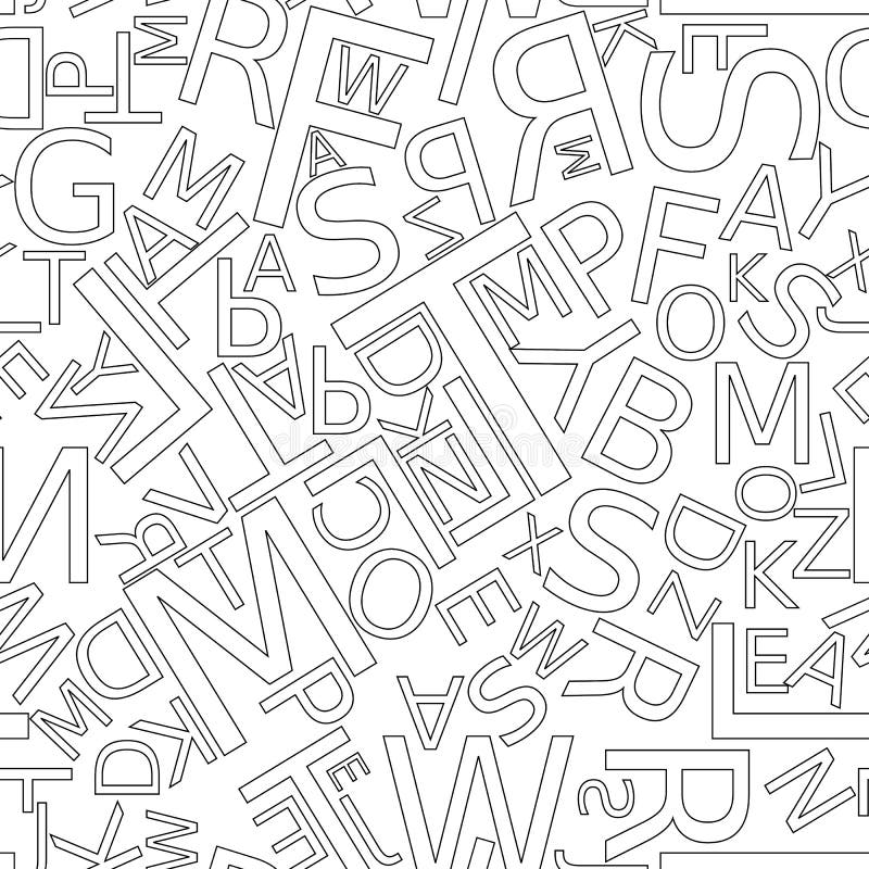 Letters Scattered Stock Illustrations – 2,072 Letters Scattered Stock ...