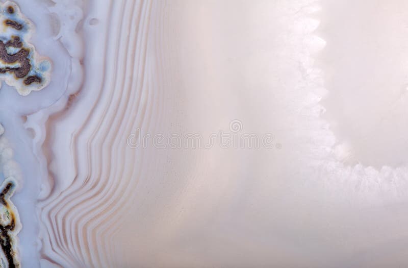 Slice of Light Agate Mineral Stock Photo - Image of surface, smooth ...