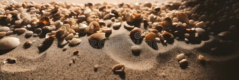 Background of Light Beach Sand with Space for Text. with Generative AI ...