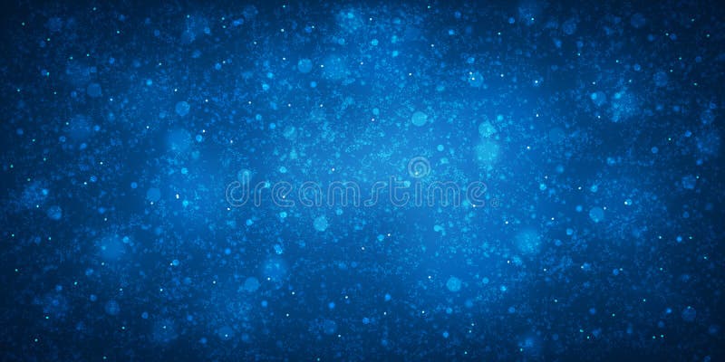 Background Light Christmas Blue Glitter Christmas Winter Stock ...