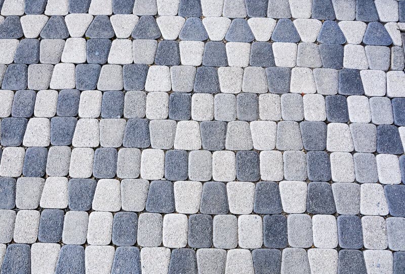 Background of Light and Dark Gray Paving Slabs, Bricks Stock Image ...
