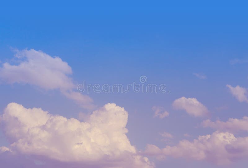 Background Light Dawn Sky Gradient, Close-up of Beautiful White Fluffy ...
