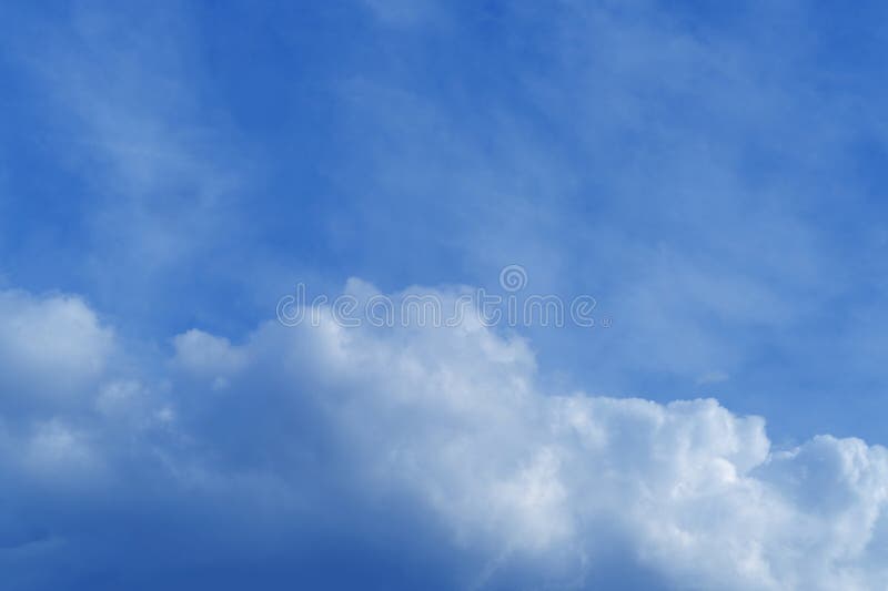 Background Light Sky Gradient, Close-up of Beautiful White Fluffy ...