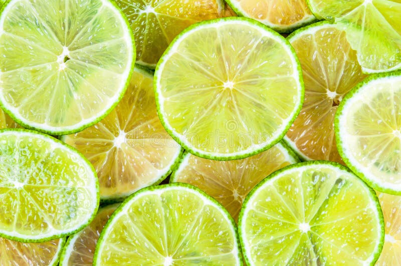 Background of lime slices stock image. Image of refreshment - 38793875