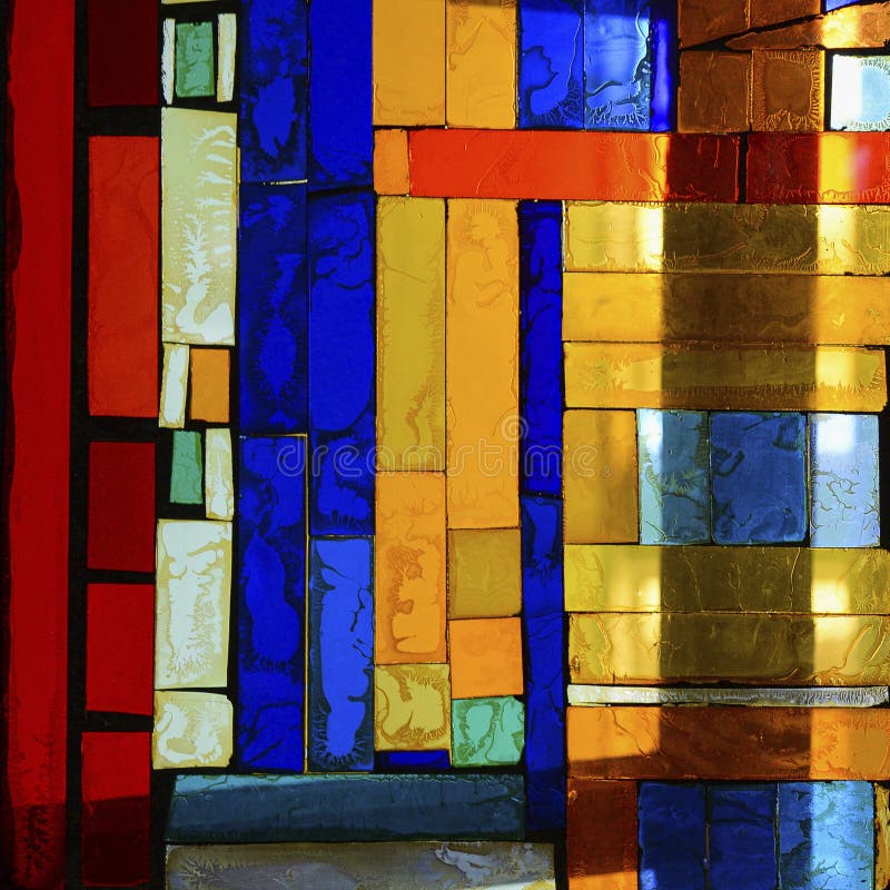 Background Lines Abstract Shapes. Beautiful Floral Pattern in Stained ...