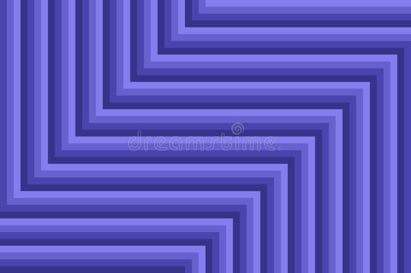 Blue Lines Bending at Two Right Angles Design Stock Illustration ...