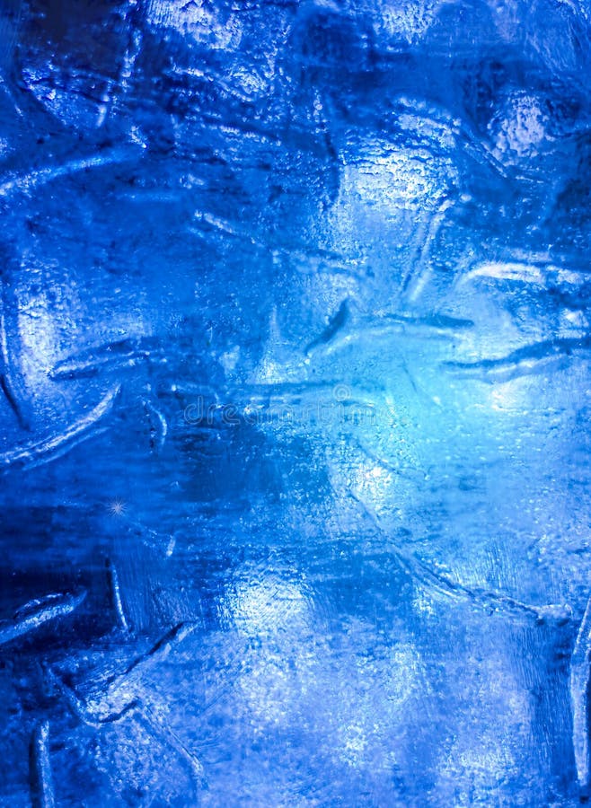 Background with Lines and Glow. Abstract Blue Background. Ice Texture ...