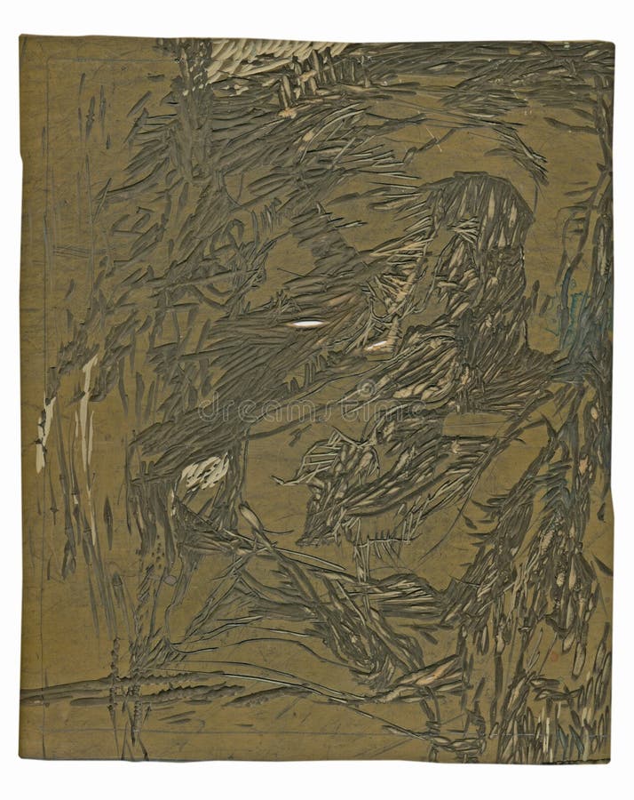 Background - linocut stock illustration. Illustration of academic ...