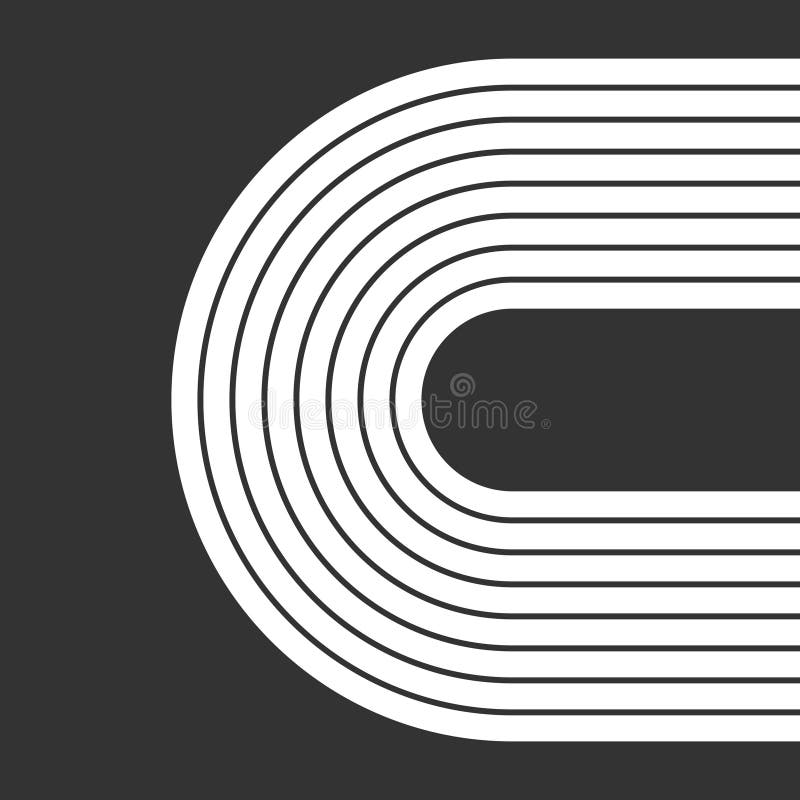 Vector Layout Template Design for Run. Poster Design with Abstract ...