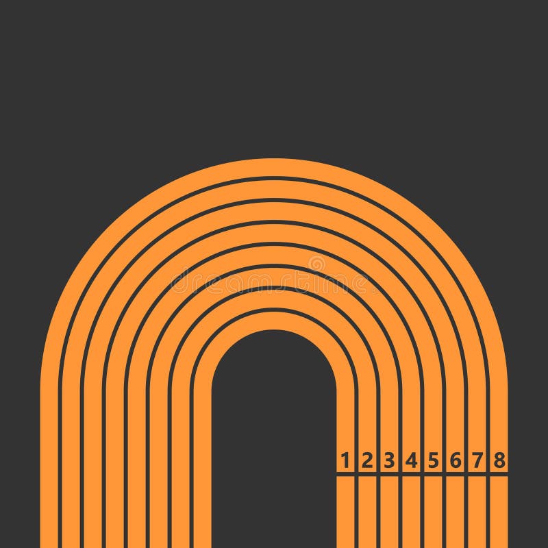 Vector Layout Template Design for Run. Poster Design with Abstract ...