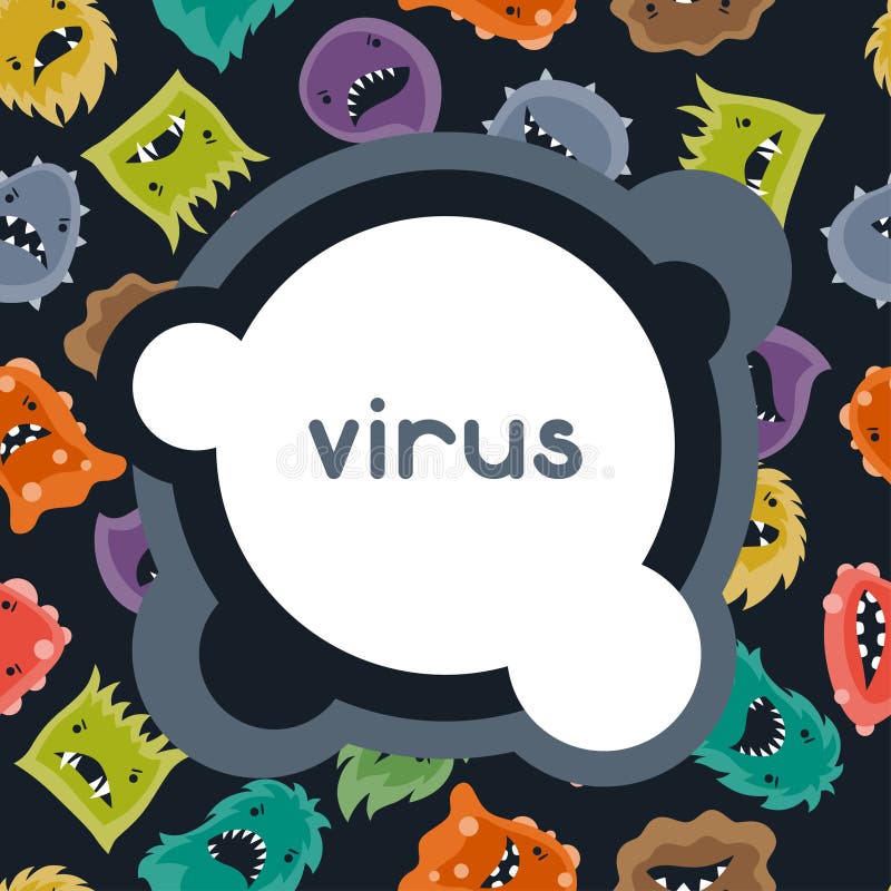 Computer Virus Monsters Stock Illustrations – 118 Computer Virus ...