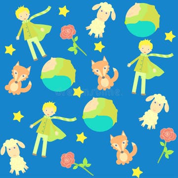 Little Prince Rose Stock Illustrations – 240 Little Prince Rose Stock ...