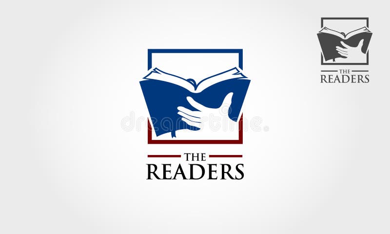 The Reader Vector Logo Template. Stock Vector - Illustration of ...