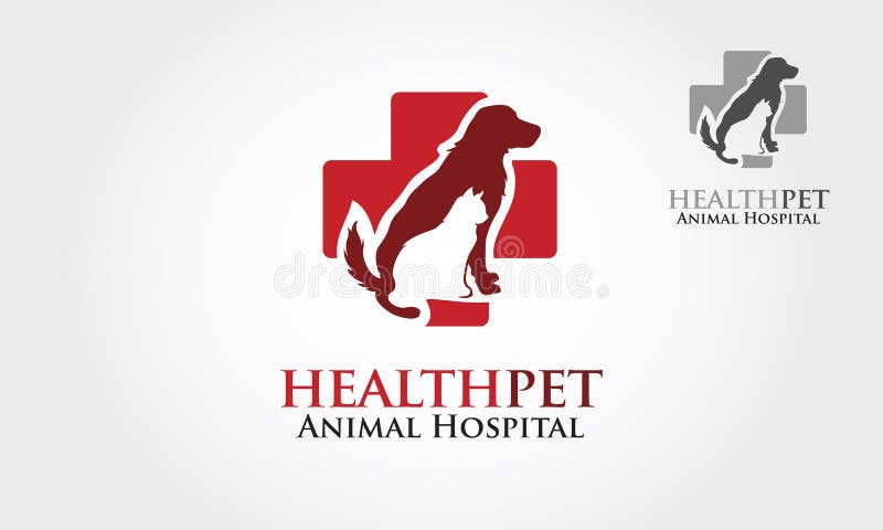 Health Pets Vector Logo Template. Stock Vector - Illustration of animal ...