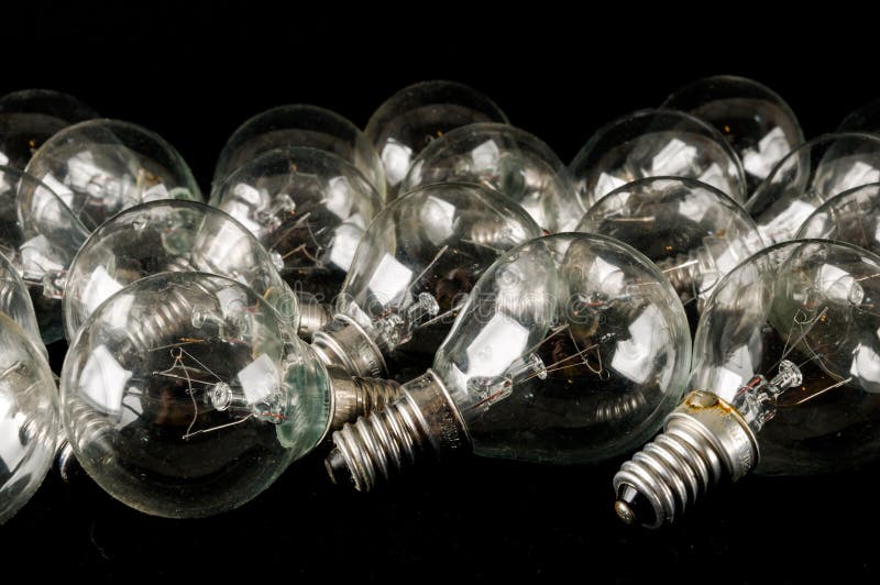 Background with a Lot of Light Bulbs Stock Image - Image of edison ...