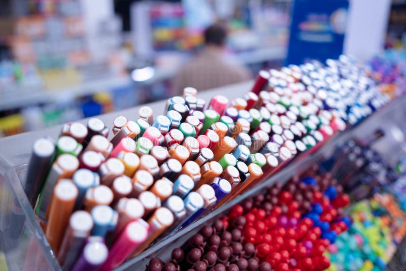Background of Lots Assorted Colorful Marker Pen Set Stock Photo - Image ...