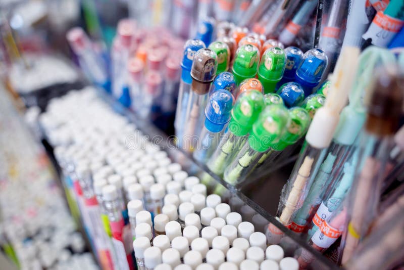 Background of Lots Assorted Colorful Marker Pen Set Stock Photo - Image ...