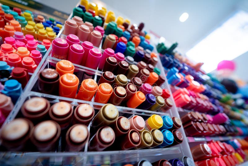 Background of Lots Assorted Colorful Marker Pen Set Stock Photo - Image ...