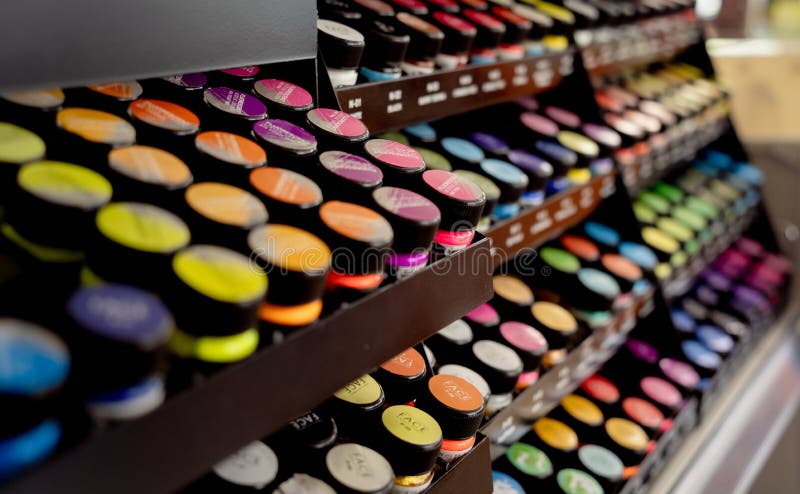 Background of Lots Assorted Colorful Paint Set Stock Photo - Image of ...