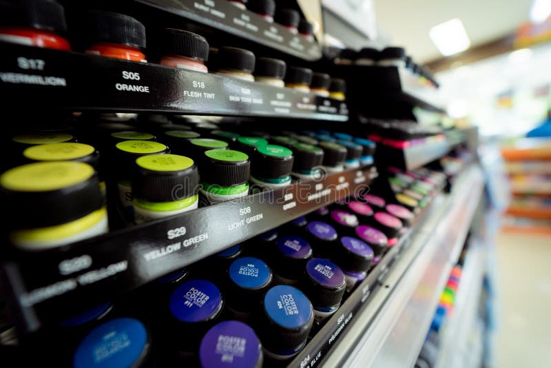 Background of Lots Assorted Colorful Paint Set Stock Photo - Image of ...