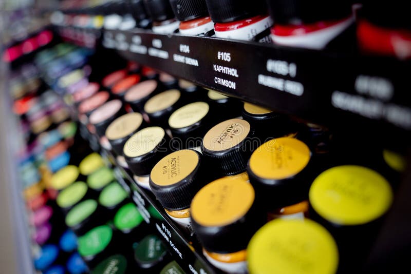 Background of Lots Assorted Colorful Paint Set Stock Image - Image of ...