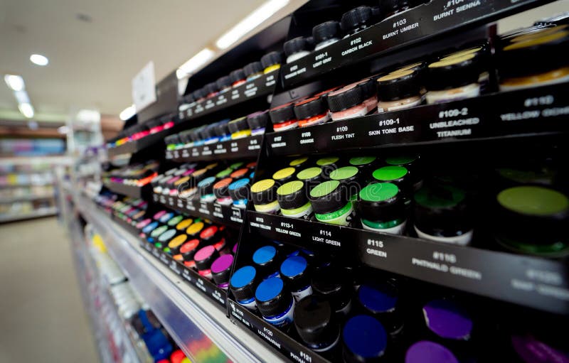 Background of Lots Assorted Colorful Paint Set Stock Image - Image of ...