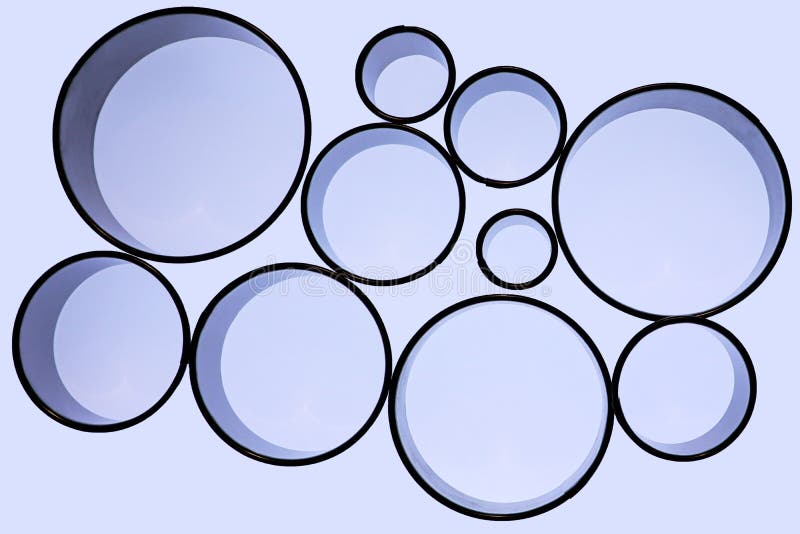 A Background of Lots of Circles on a White Surface, Stock Image - Image ...