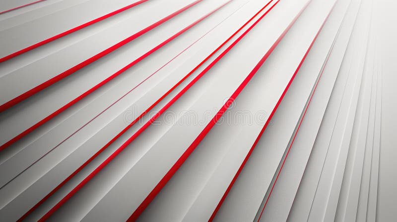A Background with Lots of White Space and Modern Simple Red Lines Stock ...