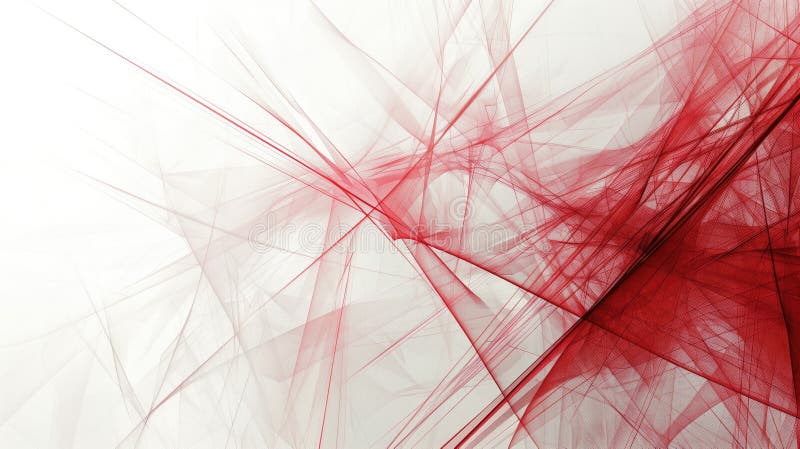 A Background with Lots of White Space and Modern Simple Red Lines Stock ...