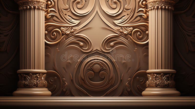 Architectural Background Ionic Column Stock Illustrations – 1,586 ...