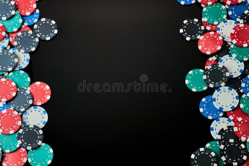 Background Made of Casino Chips Top Down View Stock Photo - Image of ...