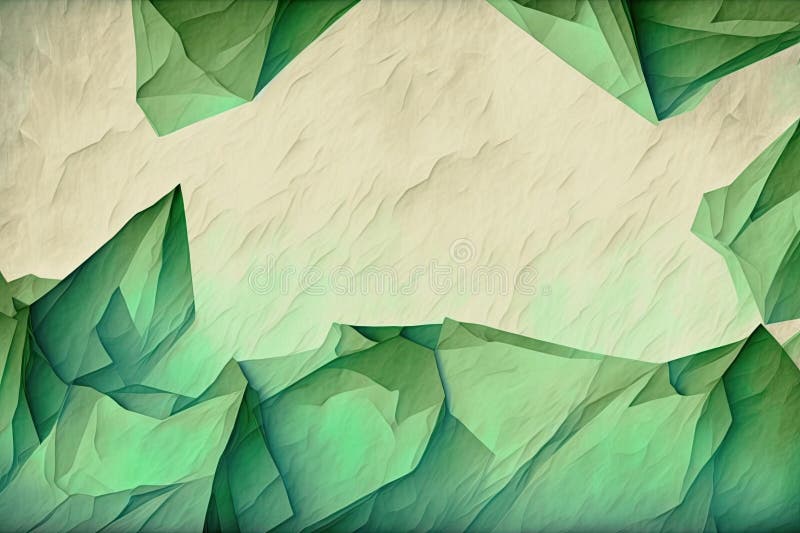 Background Made of Crumpled Green Paper with a Vivid Texture Stock ...