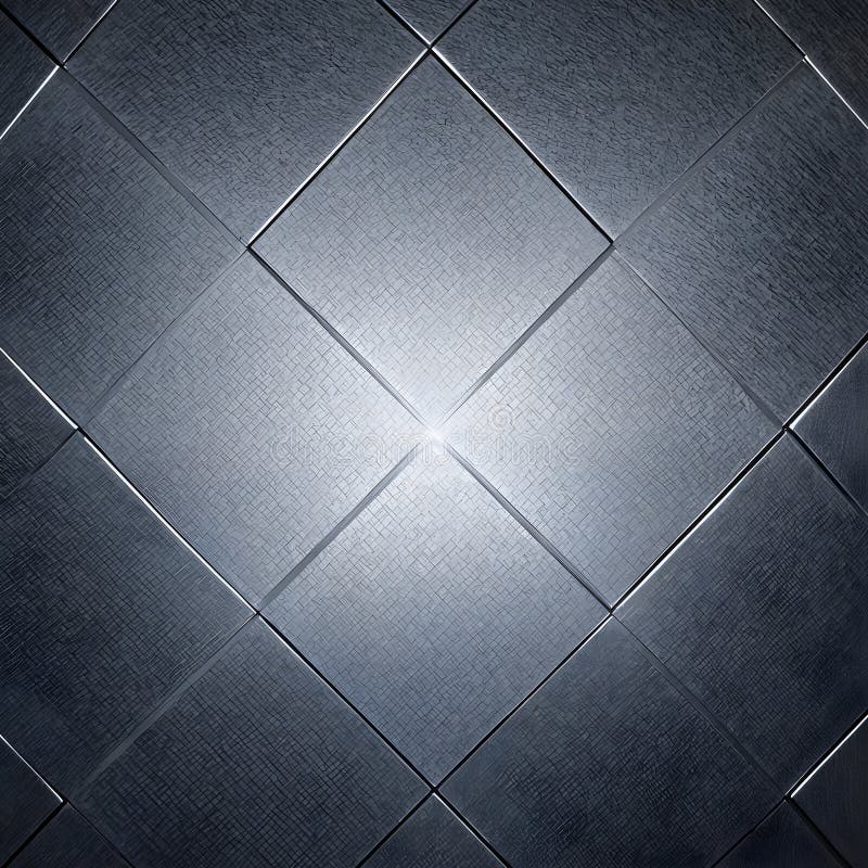 The Background is Made of Gray Metal Textured Panels with Lighting that ...