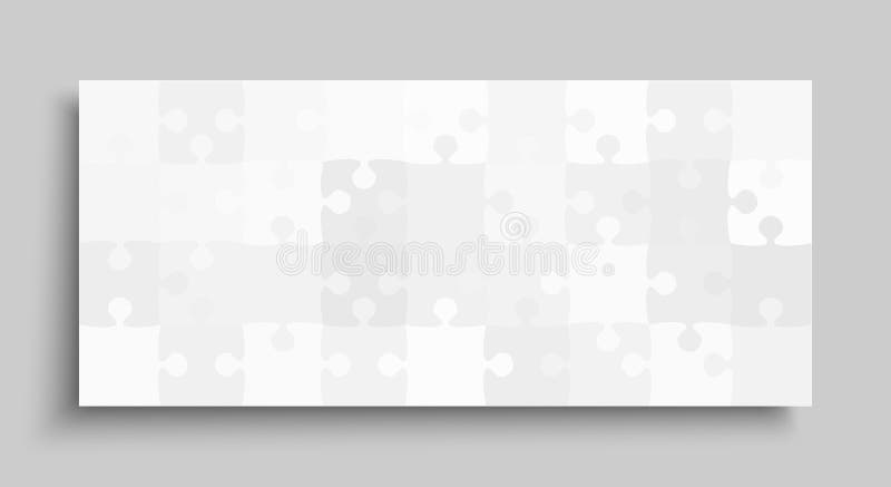 Background Made Grey Pieces Puzzle Jigsaw, Frame Stock Vector ...