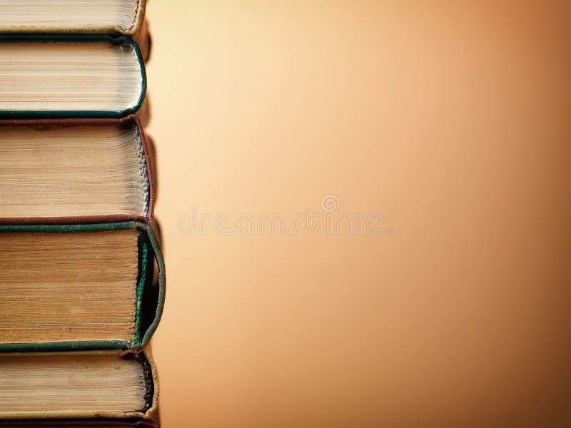 Background Made of Old Books Arranged in Stacks Stock Photo - Image of ...