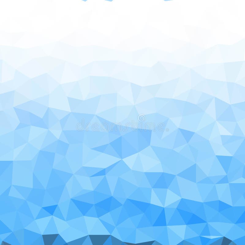 Background Made of Pastel Blue Triangles. Square Composition with ...