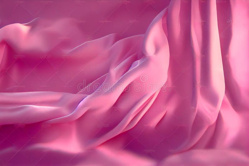 Background Made of Pink Chiffon Fabric..generative Ai Stock ...