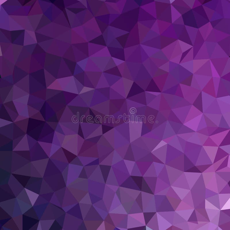 Background Made of Purple Triangles. Square Composition with Geometric ...