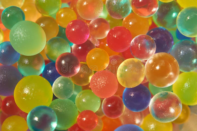 Background Made with Scattered Color Balls Stock Image - Image of pink ...