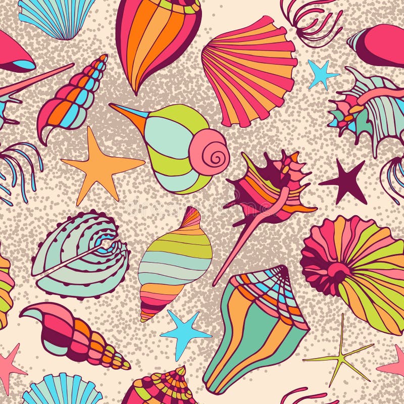 Shells. Point Art. Australian Aboriginal Art. Limited Color Palette ...