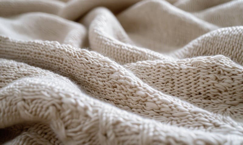 Background Made of Soft Cotton Fabric in a Soothing Neutral Tone Stock ...