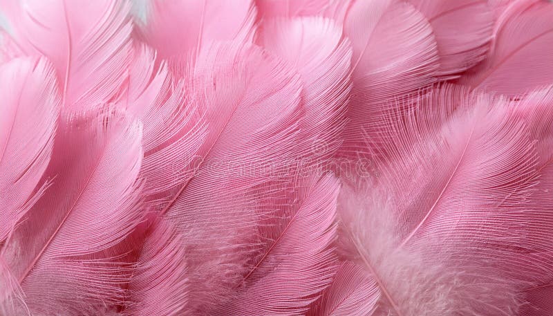 Background Made of Soft Light Pink Feathers on Studio Wallpaper Stock ...