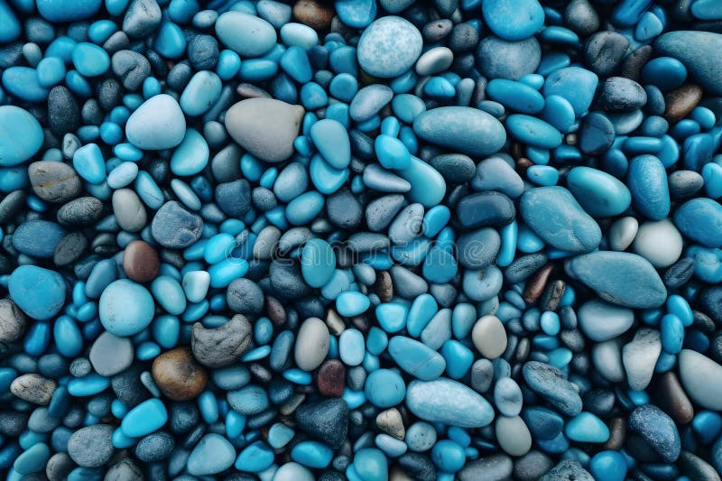 Background Made Up of Blue Pebbles Arranged in a Mosaic Pattern Stock ...