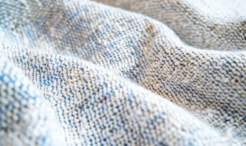 Background Made of White Denim Fabric Stock Illustration - Illustration ...