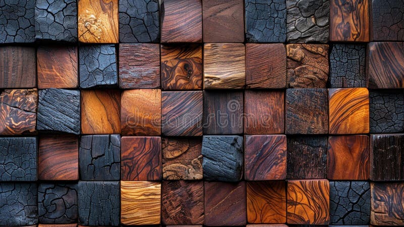 Background Made of Wooden Cubes. Wood Texture - Ecological Background ...