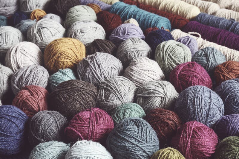 Background Made of Wool Yarns Stock Photo - Image of hobby, instagram ...