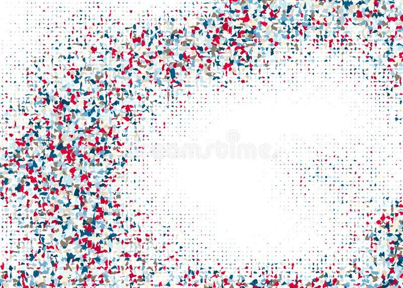 Background with Many Colored Fragments Stock Illustration ...