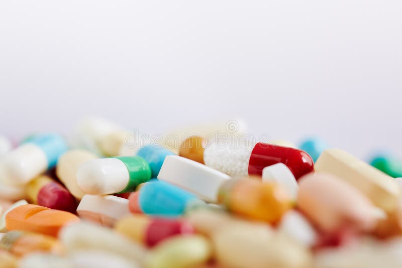 Background with Many Colorful Stock Photo - Image of illness ...