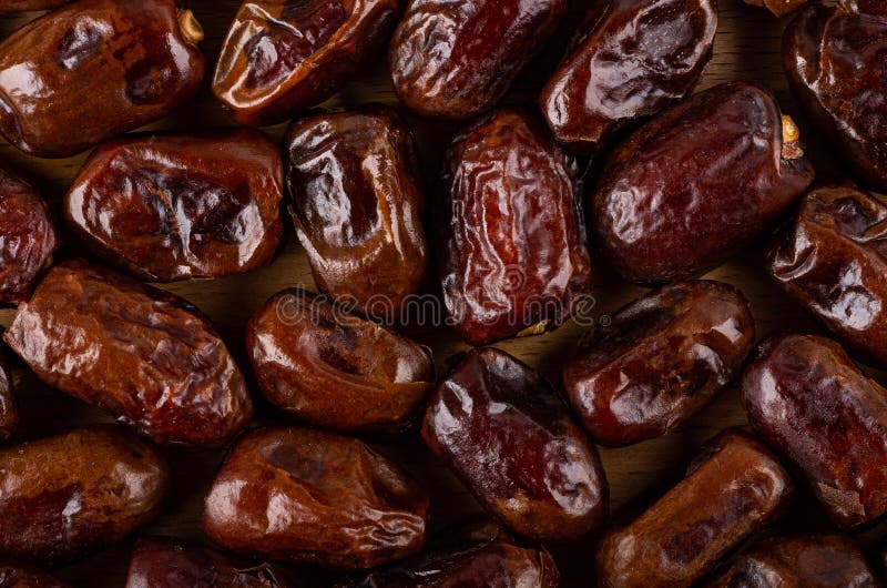 Background from Dried Dates. Top View Stock Image - Image of date ...